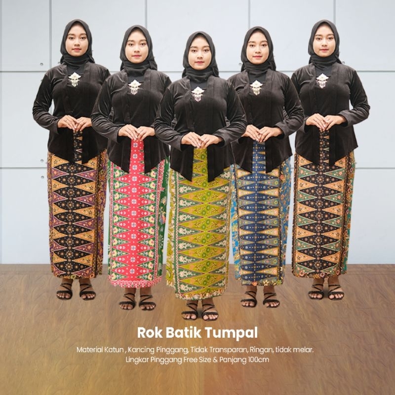 Jual Rok Batik Tumpal Encim - Naira Batik | Shopee Indonesia