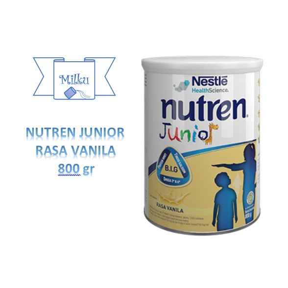 Jual Nutren Junior 800gr rasa vanila (free bubble wrap) | Shopee Indonesia