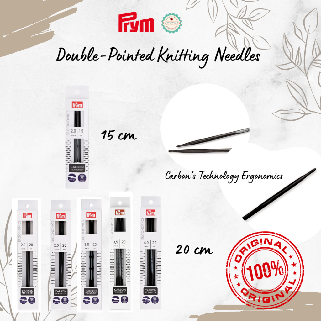 Jual Prym - Double Pointed Knitting Needles Carbon Technology ...