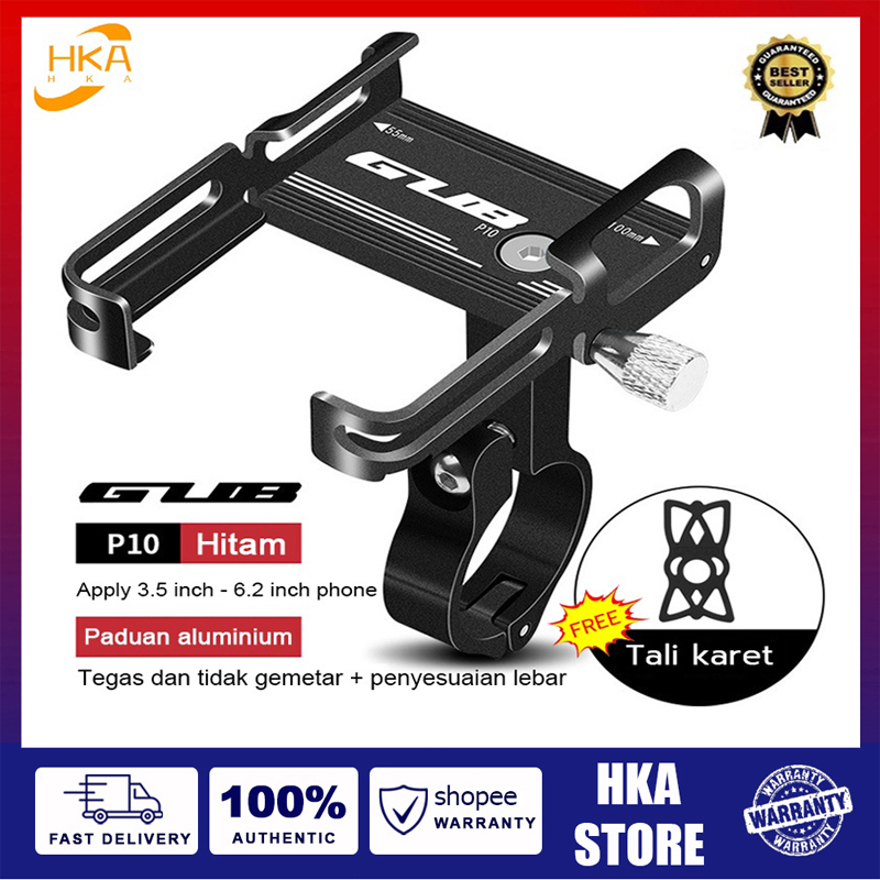 Jual P10 Holder GUB Holder Hp Motor Stang Phone Holder Motor Alumunium Alloy Cocok untuk Motor ...