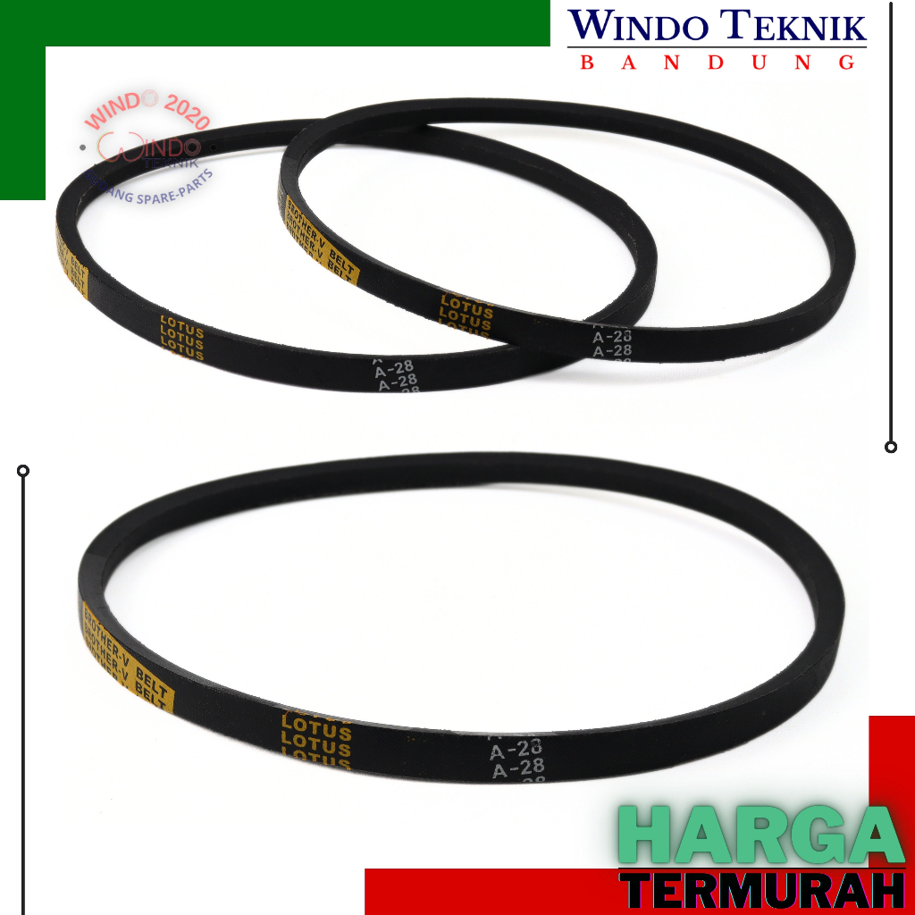 Jual VANBELT MESIN CUCI MULTI size A / V BELT / FANBEL / PAMBEL ...