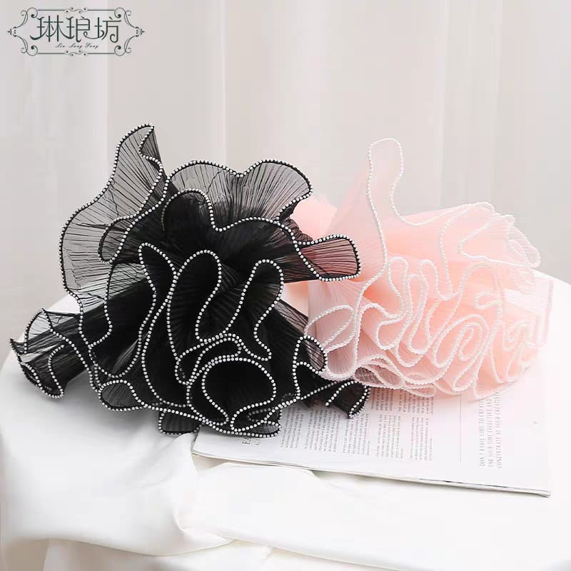 Jual Jaring Kasa Korea / Flower Wrapping Buket Bunga Pearl Wave Mermaid ...