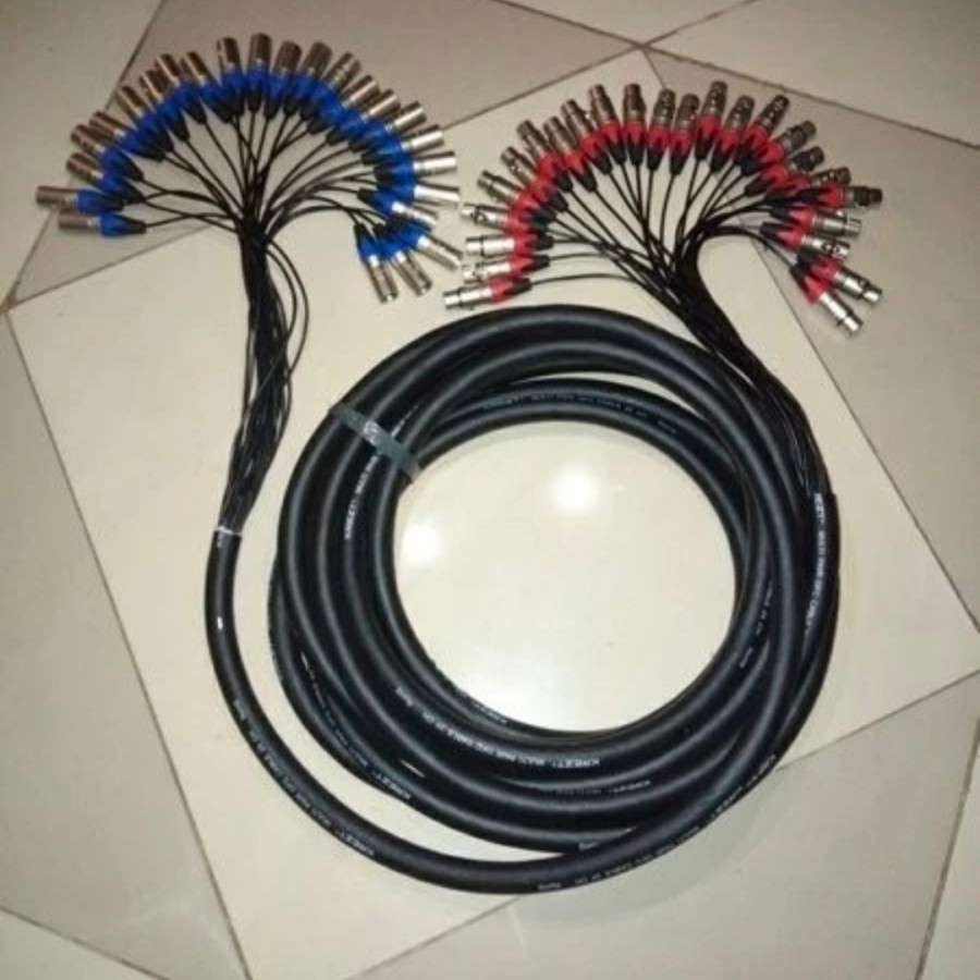 Jual Kabel Snake isi 24 16 in 8 out - 5 Meter | Shopee Indonesia