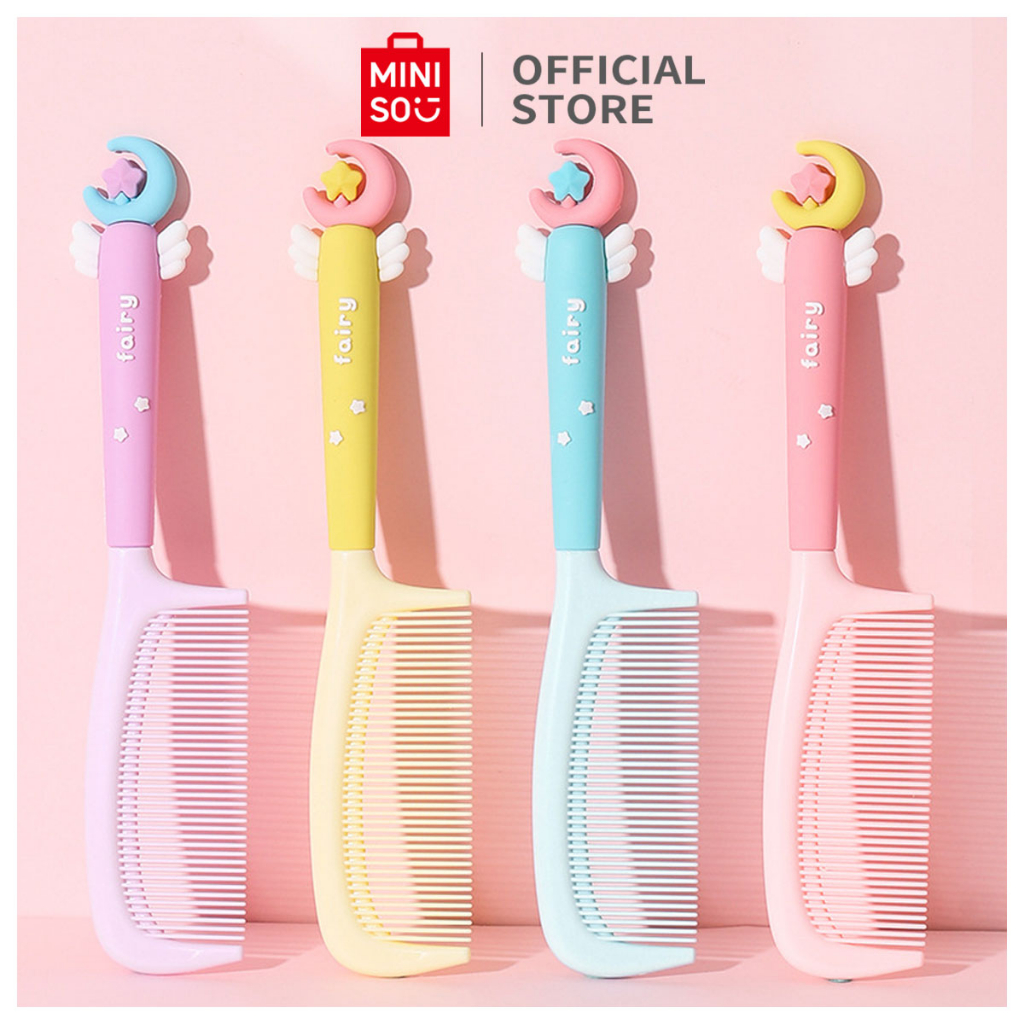 Jual MINISO Sisir Rambut Fairy Hair Brush Comb Anti-static Comb ...