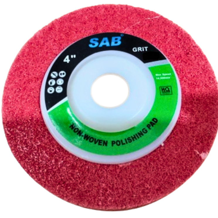 Jual Wool Nylon Poles Gerinda Disc Non Woven Red Stainless SAB Mdl ...