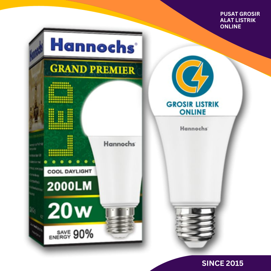 Jual LAMPU HANNOCHS PREMIER 3W 5W 7W 9W 12W 15W 3 5 7 9 12 15 WATT GARANSI 1 TAHUN | Shopee ...