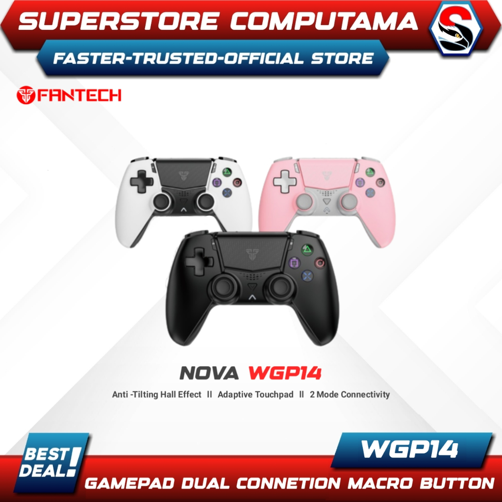 Jual Fantech WGP14 Nova Wireless Gamepad With Hall Effect For PS ...
