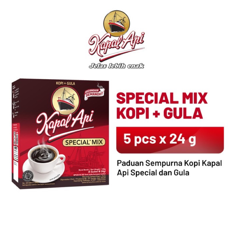Jual Kapal Api Special Mix 1 Box isi 5pcs x 24g | Kapal Api Mix | Shopee Indonesia