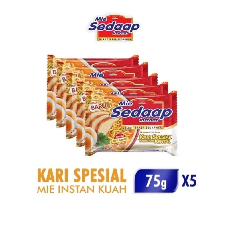 Jual sedaap kare spesial isi 5 | Shopee Indonesia