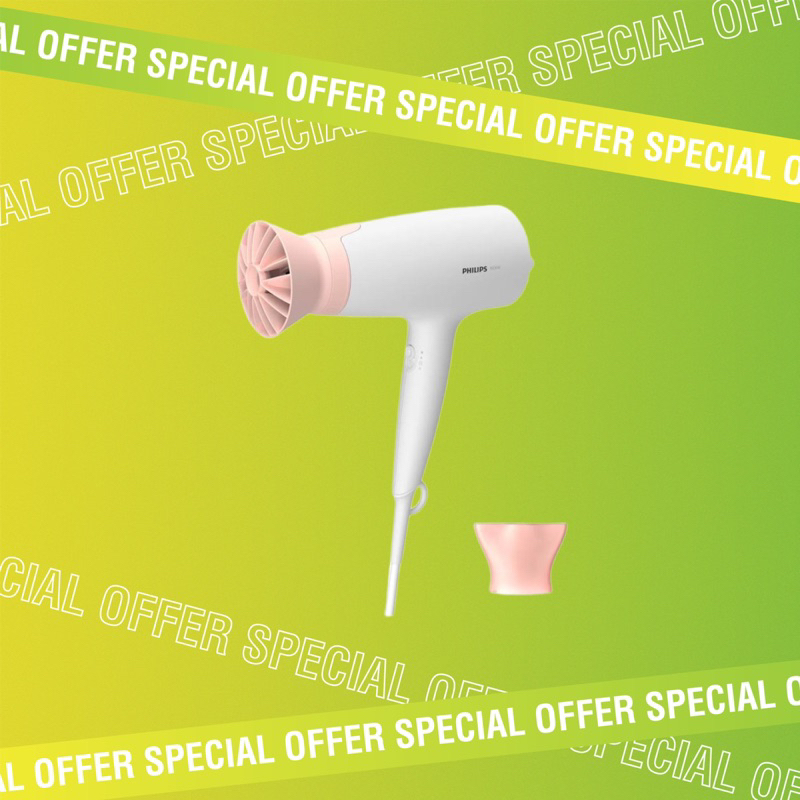 Jual PHILIPS BHD300/10 Hair Dryer 3000 Series pengering Rambut - Putih | Shopee Indonesia