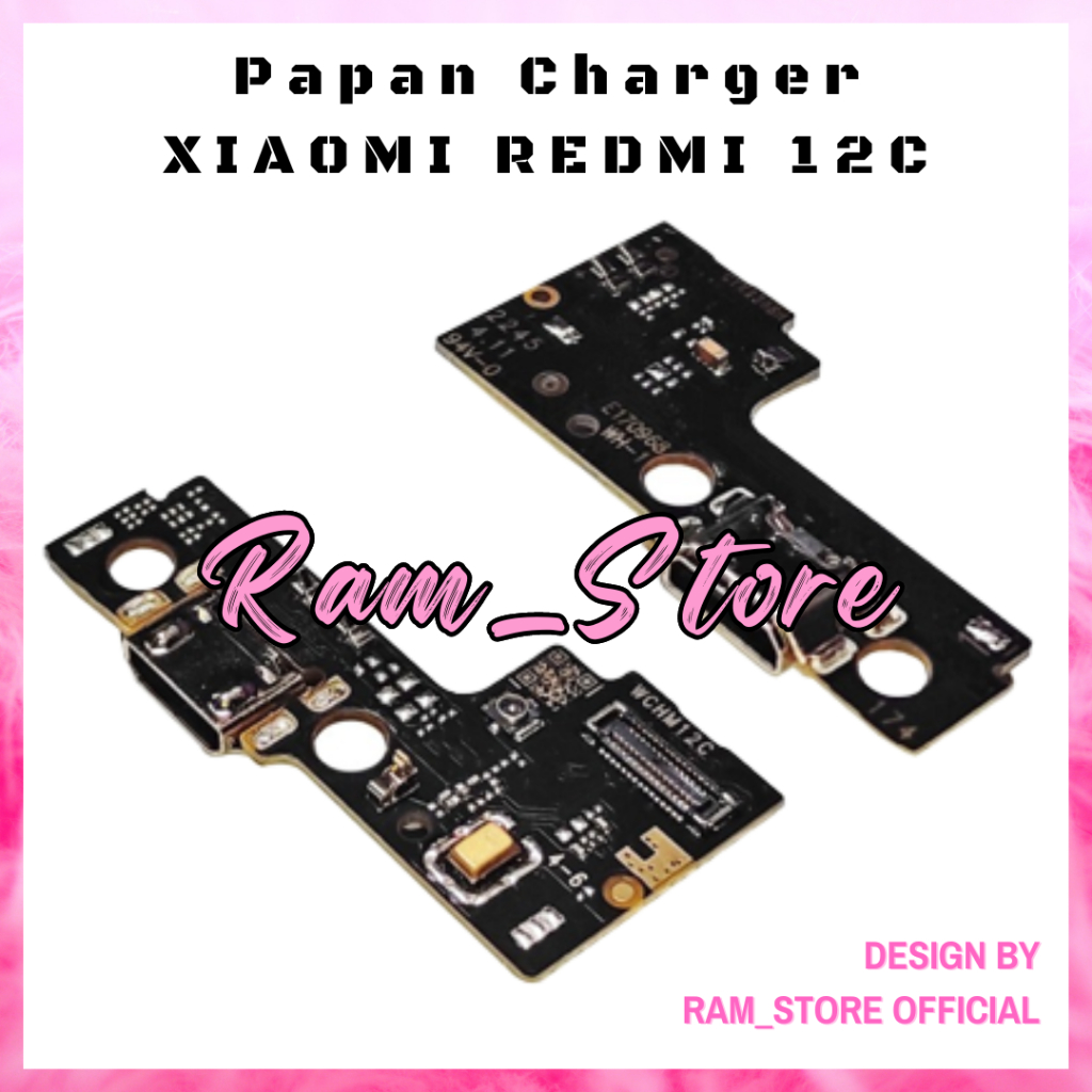 Jual Konektor Cas Board Hp XIAOMI REDMI 12C Connector Conektor Flexible ...