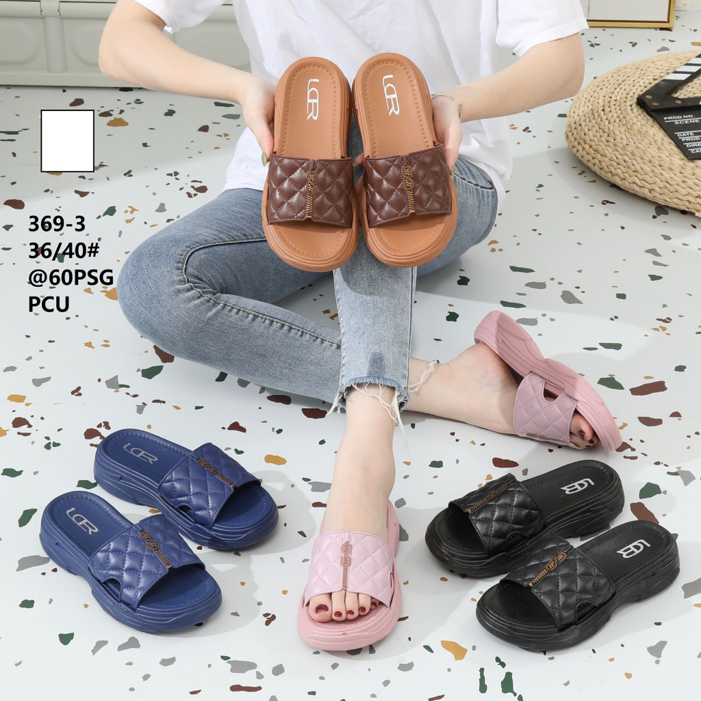 Jual Nq - Sandal Wanita Selop Wedges Jelly LCR Sendal Perempuan Sol ...