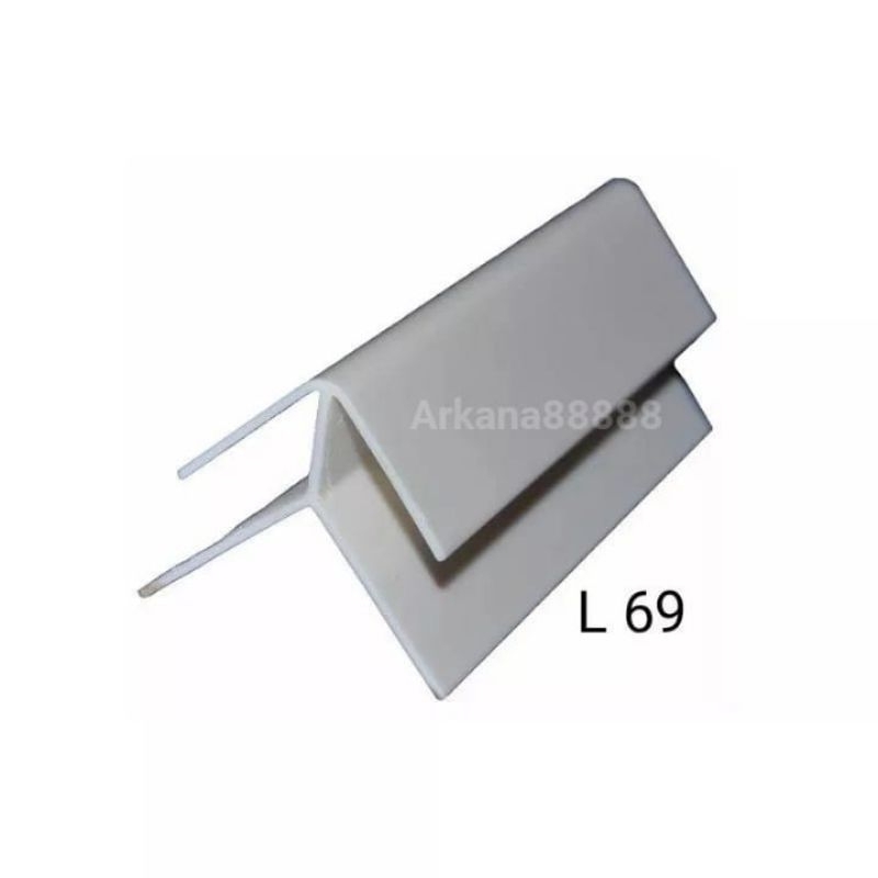 Jual lis plafon /list plafon pvc / sambungan siku L penutup | Shopee Indonesia