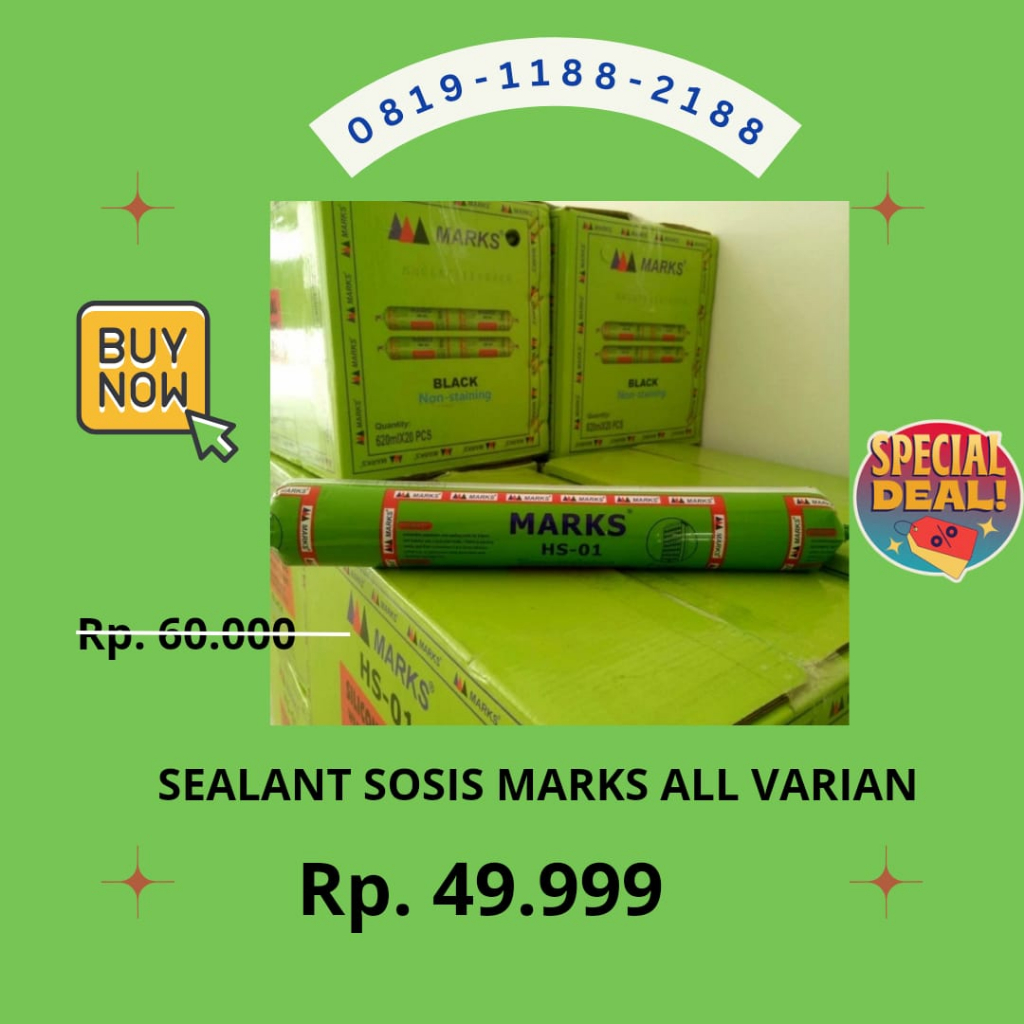 Jual SILICONE NEUTRAL MARKS HS 01 SEALANT SOSIS 620ml | Shopee Indonesia