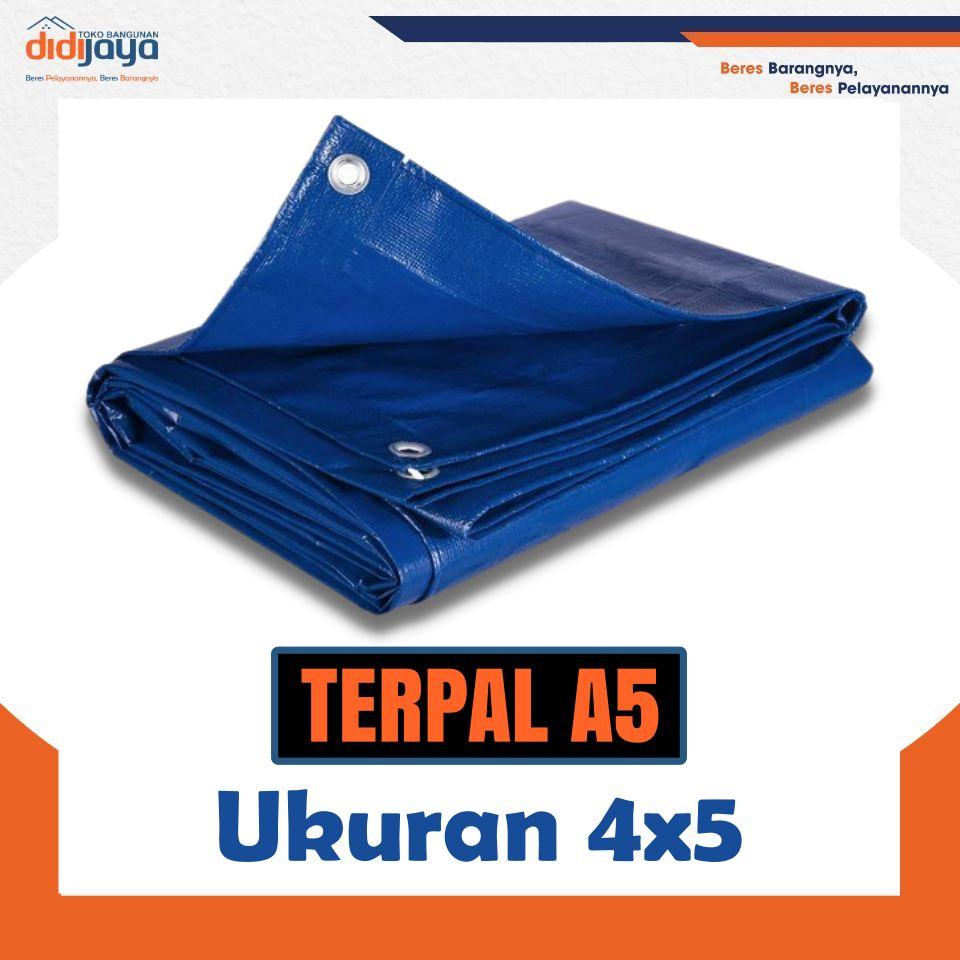 Jual Terpal Biru TEBAL A5 4 x 5 - Terpal Tenda - Terpal Plastik ...