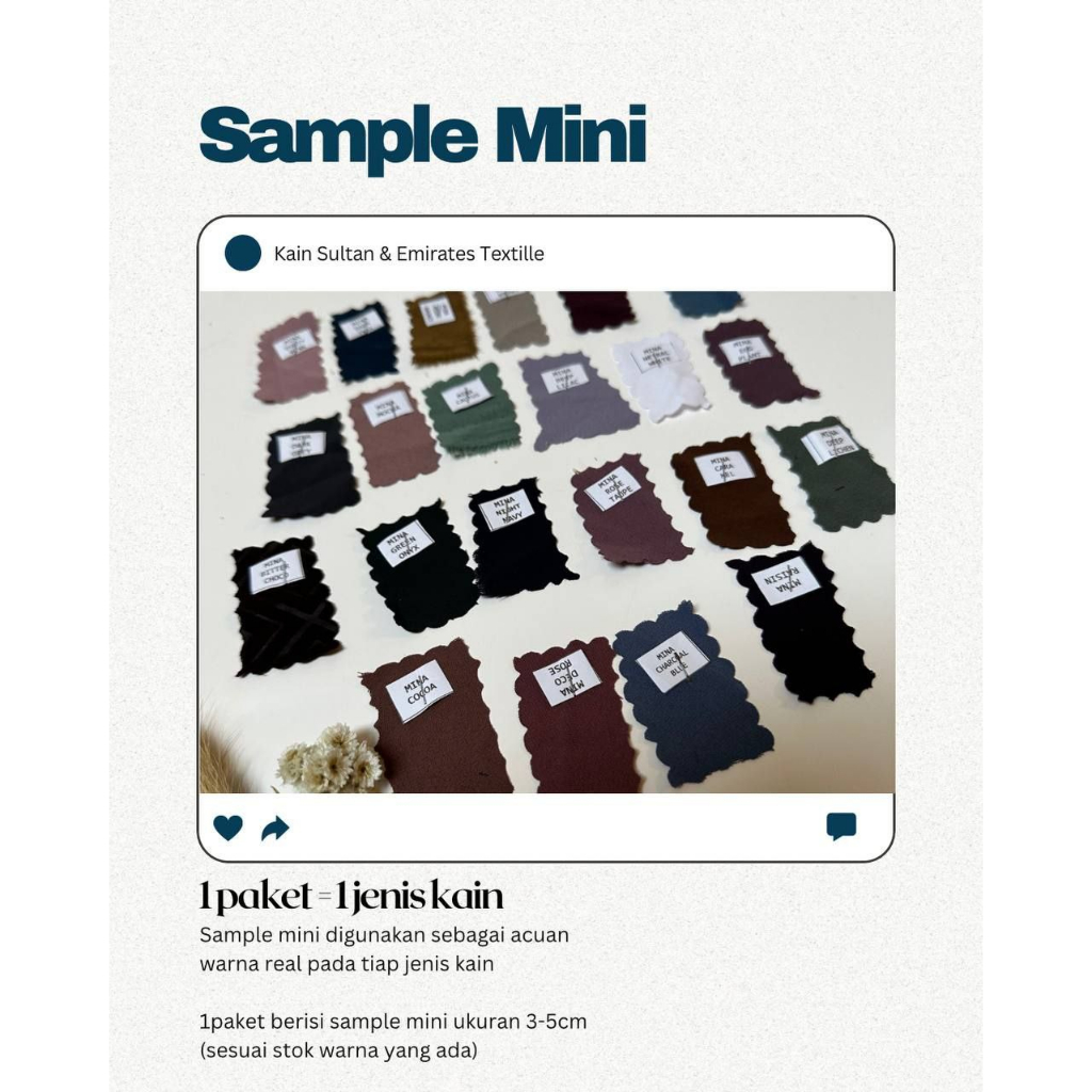 Jual KAIN SULTAN SAMPLE MINI ECER PERJENIS | Shopee Indonesia