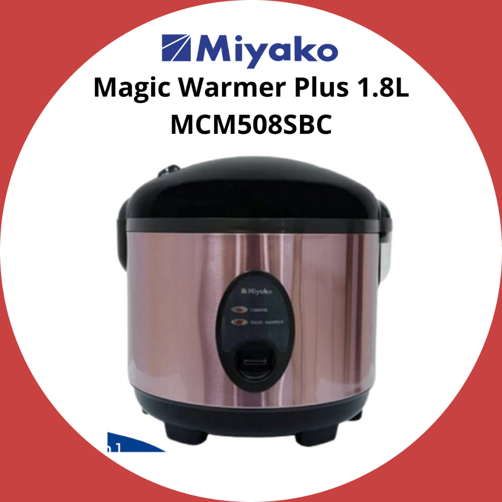 Jual MIYAKO RICE COOKER MCM 508 SBC MAGIC WARMER PLUS 1.8Liter ...