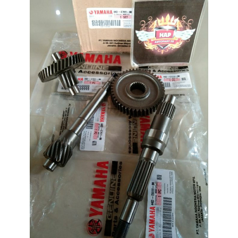 Jual Gigi Rasio Set 44D Yamaha Xeon Karbu Xeon Rc 125 Xeon GT 125 ...