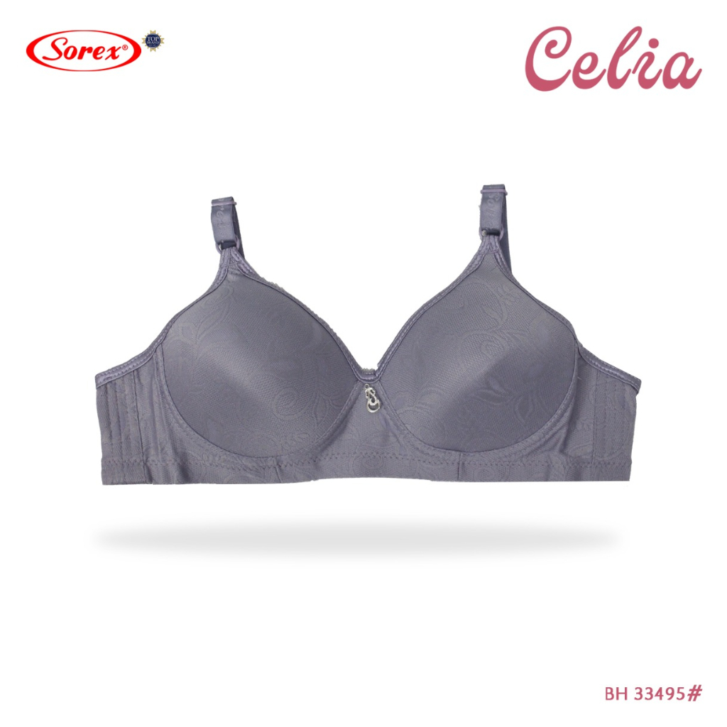 Jual Sorex Bra Busa Sedang Tanpa Kawat Kait 3 Setara Cup B-C Full Cup Nilon Mix Bra Harian Celia ...