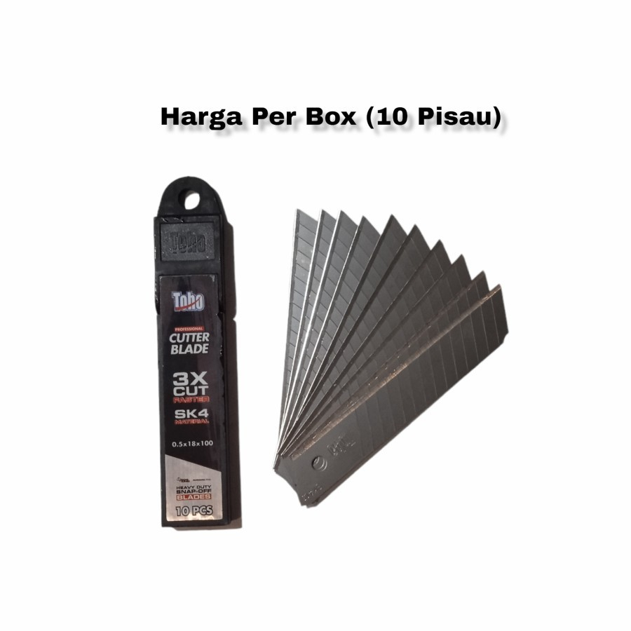 Jual TOHO Black Premium Blade Isi Ulang Cutter Japan / Refill Pisau ...