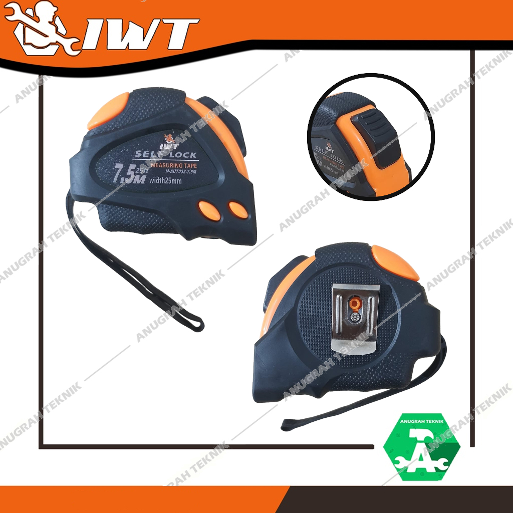 Jual Meteran 7.5 meter IWT Meteran Tukang Measuring Tape | Shopee Indonesia