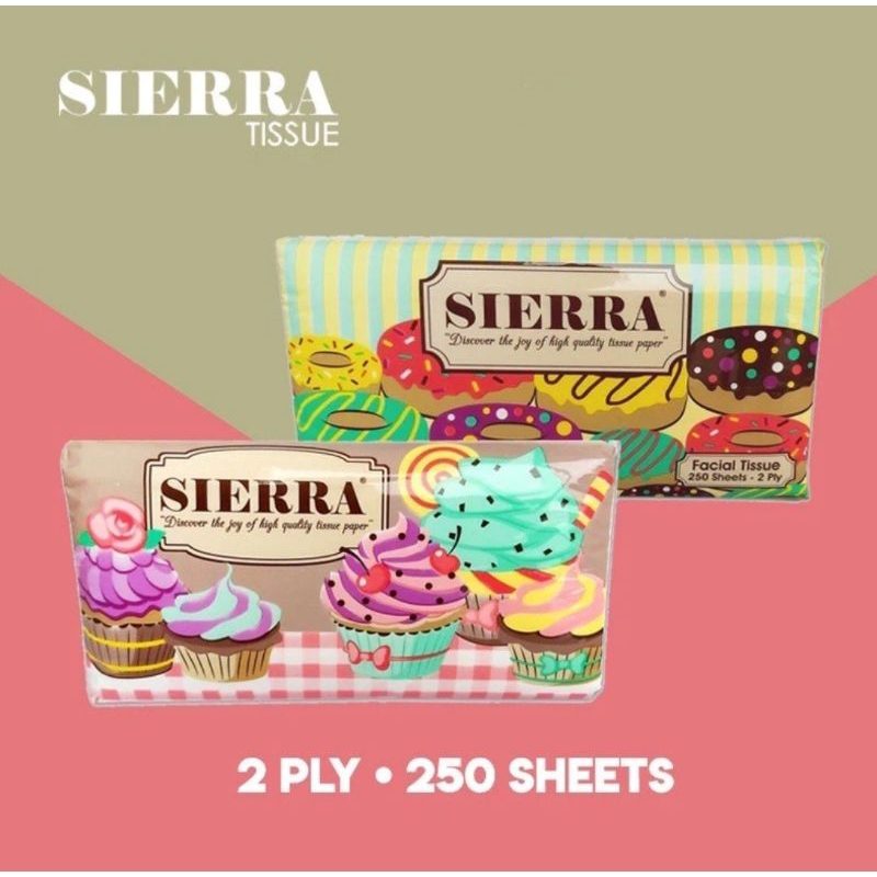 Jual TISSUE SIERRA 250 sheet 2 PLY | Shopee Indonesia