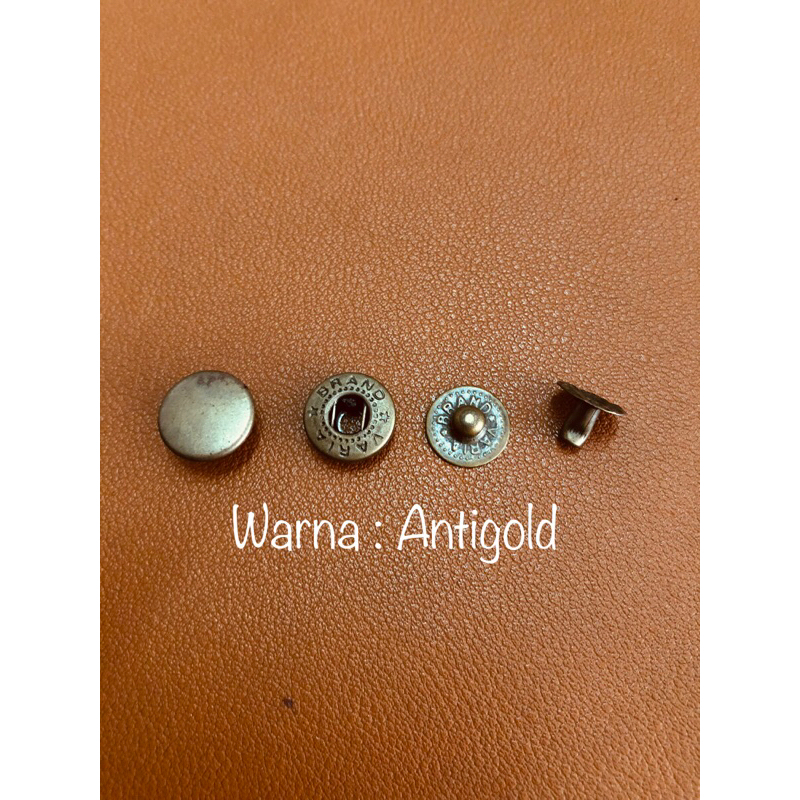 Jual kancing cetet besi 13mm per 144 set / kancing snap / kancing cetet ...