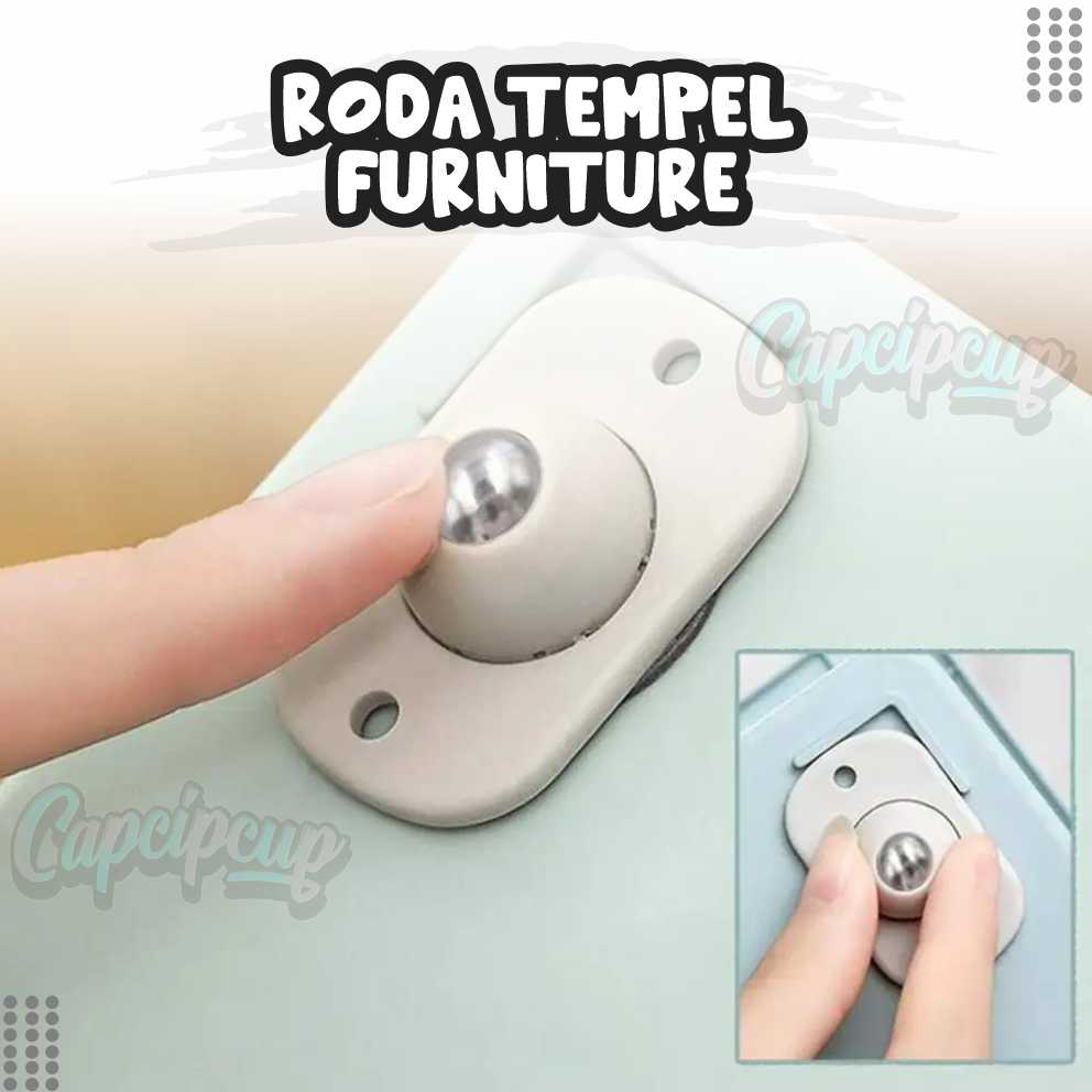 Jual Roda Tempel Mini Serbaguna Roda Troli 360 Universal Stainless Roda ...