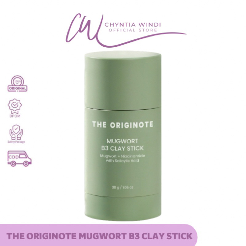 Jual [READY] The Originote Mugwort B3 Clay Stick Mask - Masker Wajah ...