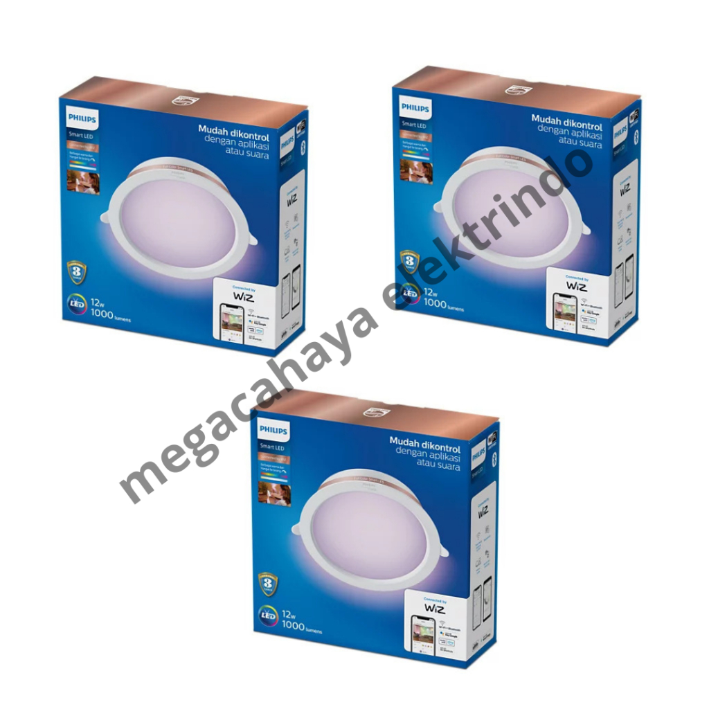 Jual paket bundling Philips Smart WiFi Downlight 12W Tunable White and ...