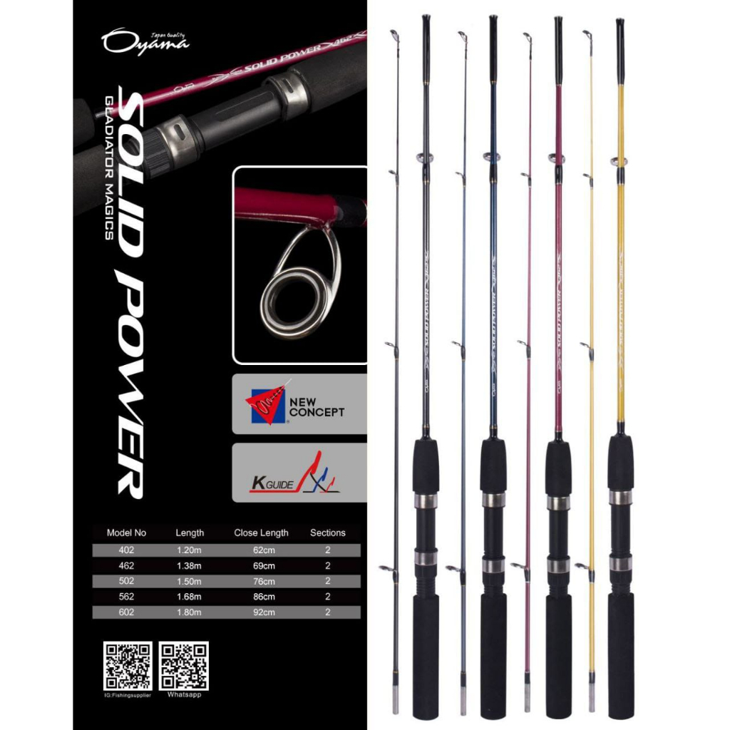 Jual JORAN Pancing SPINNING OYAMA SOLID POWER | Shopee Indonesia