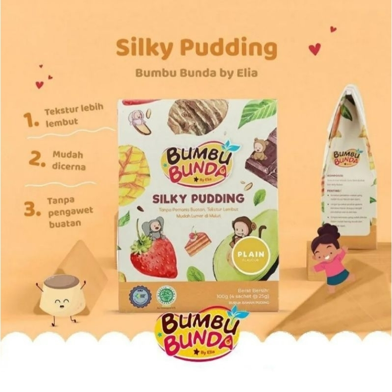 Jual BUMBU BUNDA by Elia | SILKY PUDDING - snack MPASI puding | Shopee ...