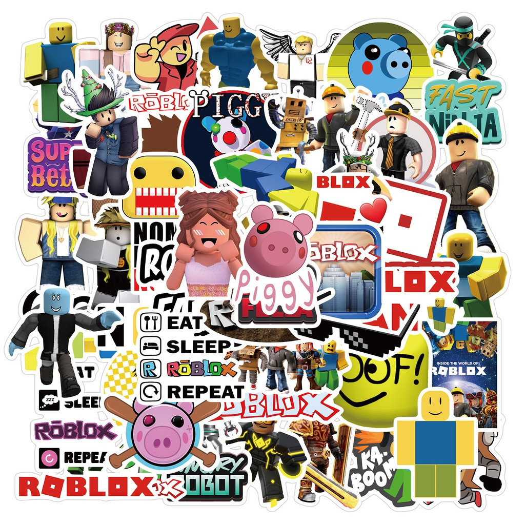Jual Stiker Roblox Game anak Sticker WaterProof Premium isi 25 pcs ...