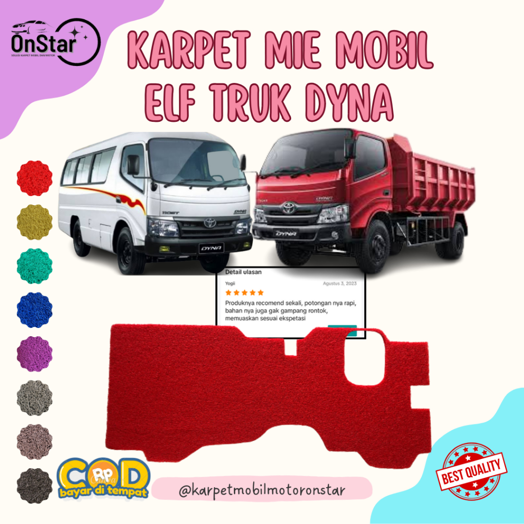 Jual KARPET MIE TRUK ELF DYNA | Shopee Indonesia