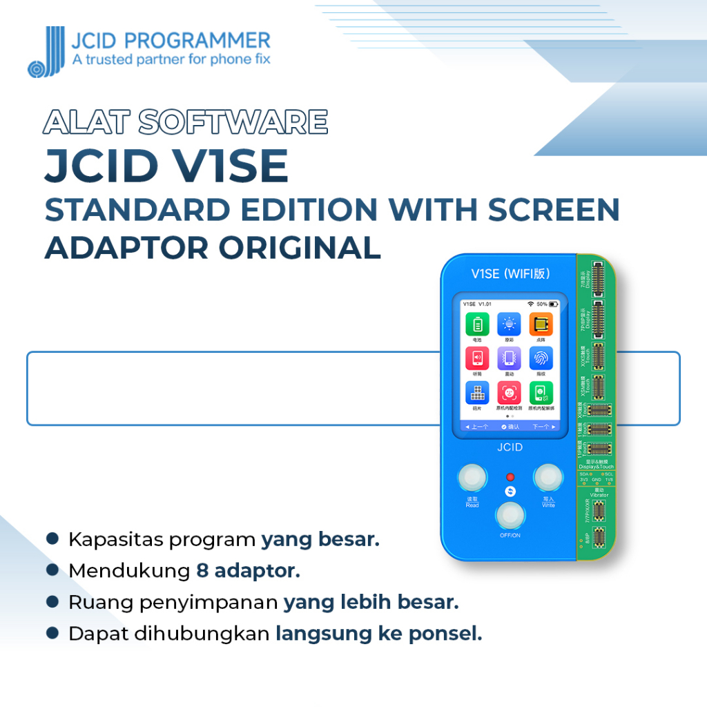 Jual ALAT SOFTWARE JCID V1SE - STANDARD EDITION WITH SCREEN ADAPTOR ...