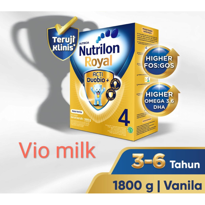 Jual Nutrilon Royal 4 Vanila 1800gr Jumbo exp 2025 | Shopee Indonesia