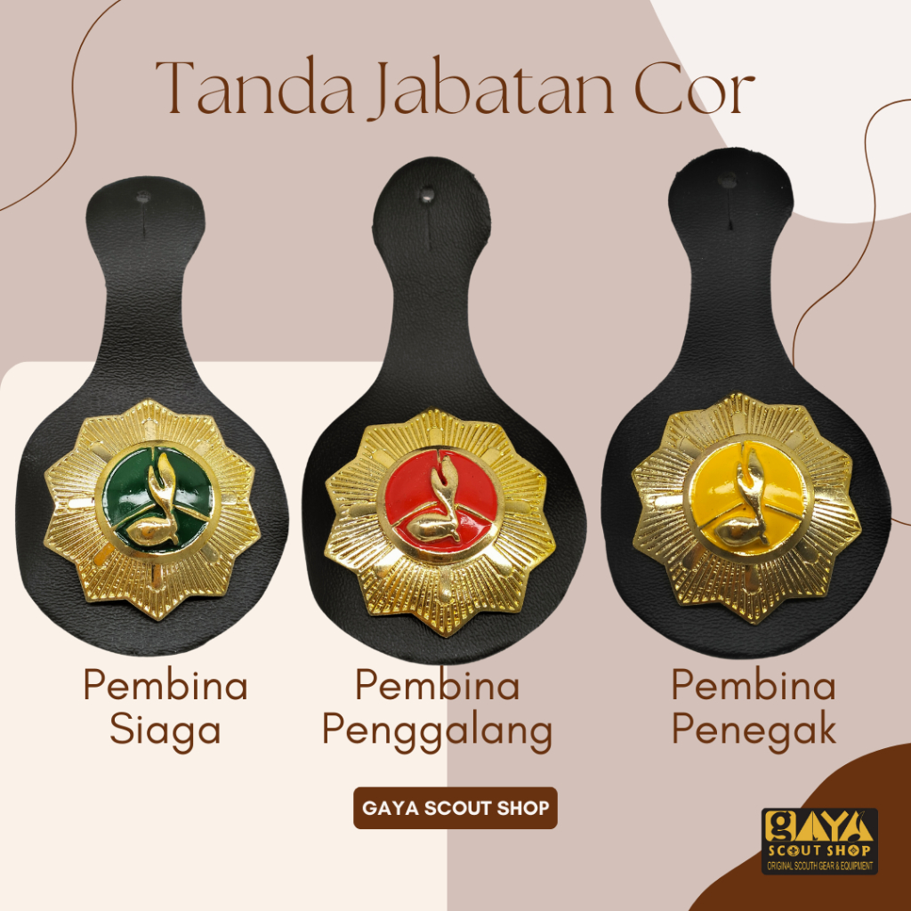 Jual Tanda Jabatan Cor Kuningan Pembina Pramuka Lux Elegan Termurah ...
