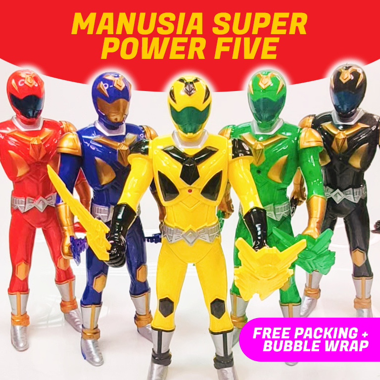 Jual Mainan Manusia Super Power Ranger Super Hero JUMBO 45CM/Mainan ...