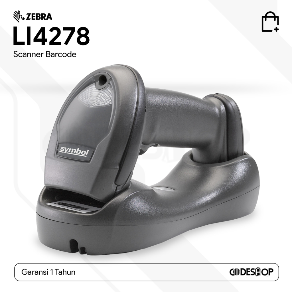 Jual Symbol LI4278 Scanner Barcode 2D Zebra LI-4278 Scan Cradle PS2 ...