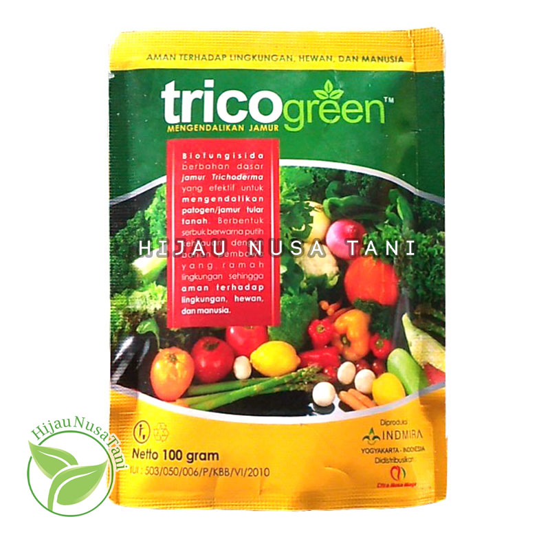 Jual TRICOGREEN 100 gram - Fungisida Anti Jamur Organik Alami ...
