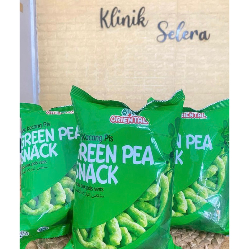 Jual Green Pea Snack Oriental/Snack Kacang Pis Polong Hijau | Shopee ...