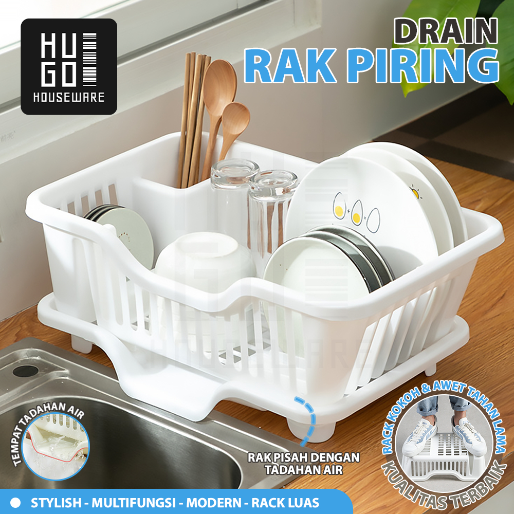 Jual HUGO Rak Cuci Piring Wastafel Rak Dapur Multifungsi Rak Pengering ...