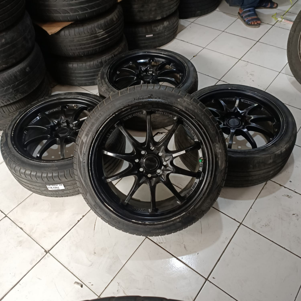 Jual velg mobil second CE28 r17 hole 4x100/114,3 buat yaris jazz livina mobilio | Shopee Indonesia