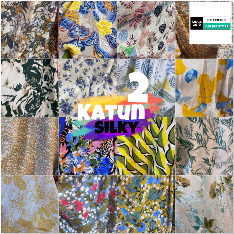 Jual Kain Katun Silky Import (Part2)- katun silky - Kain Silky Slub ...