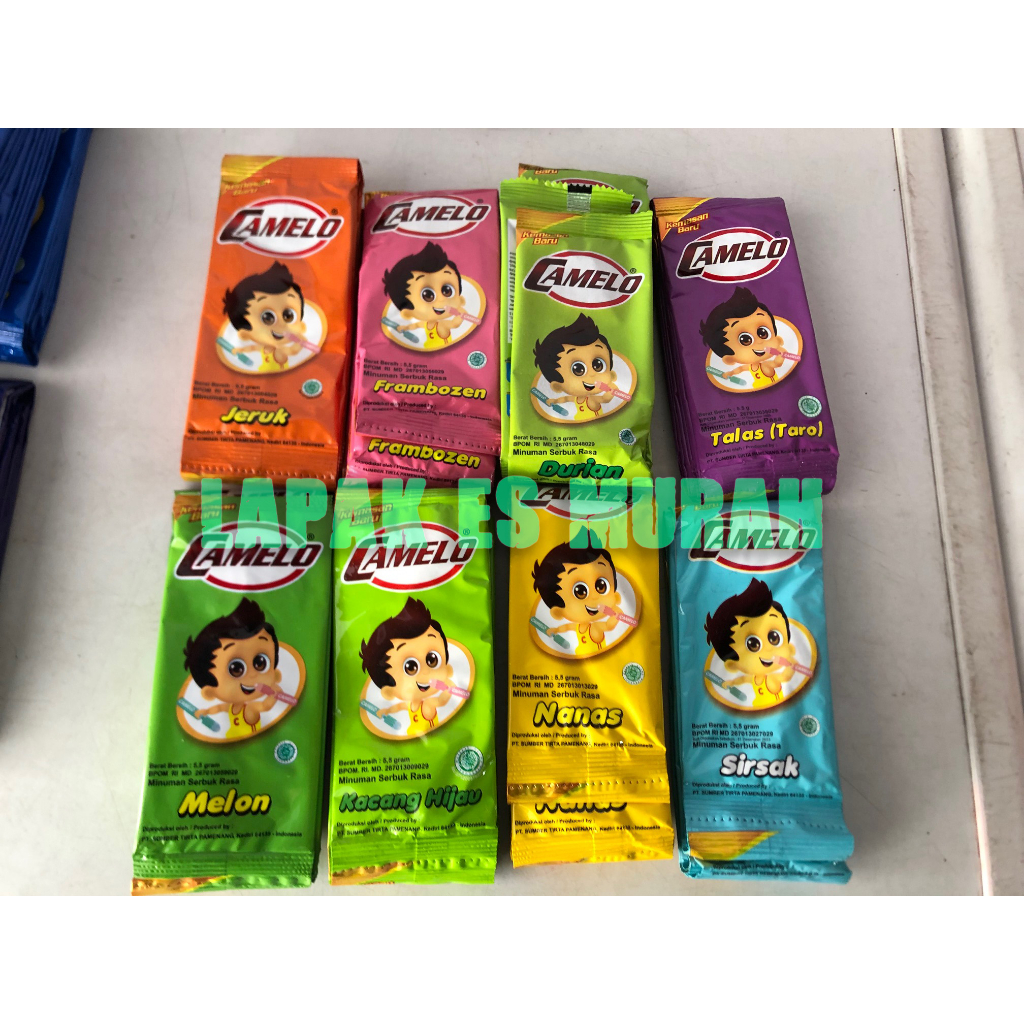 Jual Es CAMELO - Es Suntik Es Bantal - 10 Renteng (100 Pcs) | Shopee ...