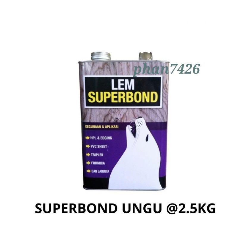 Jual Lem Superbond 2,5kg, Lem Superbond ungu 2,5kg, Lem superbond Kuda ...
