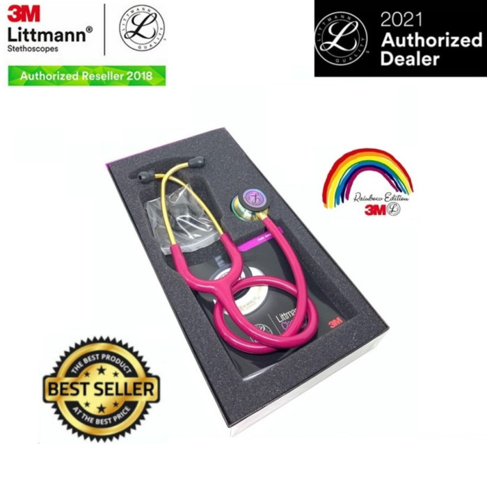 Jual Stetoskop Littmann Classic III Raspberry 5806 Rainbow Edition ...