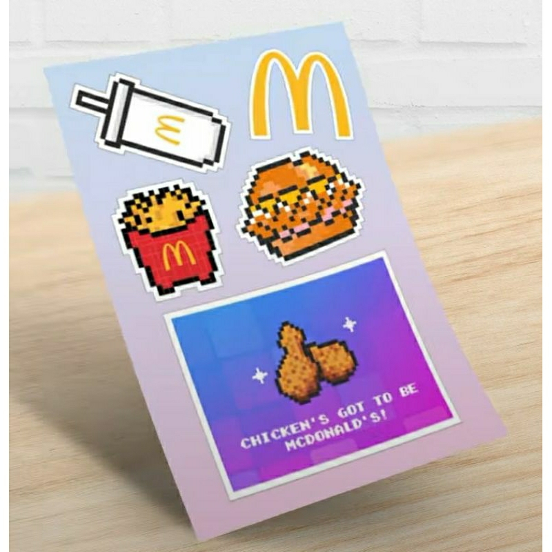 Jual Sticker Mcdonald x NewJeans MCD | Shopee Indonesia