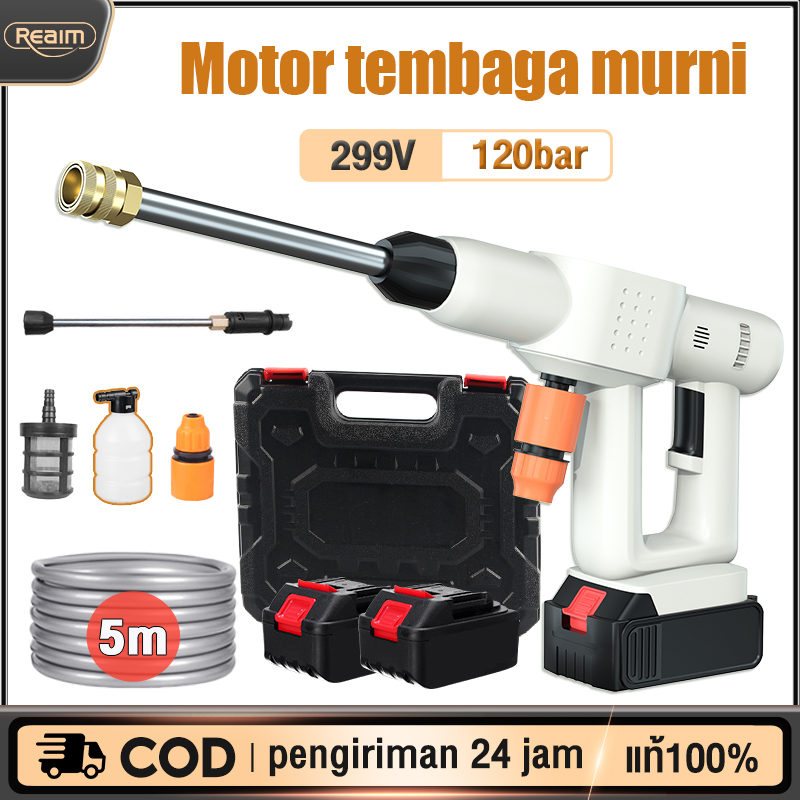 Jual REAIM jet cleaner 599V mesin cuci mobil (Motor tembaga murni) alat ...