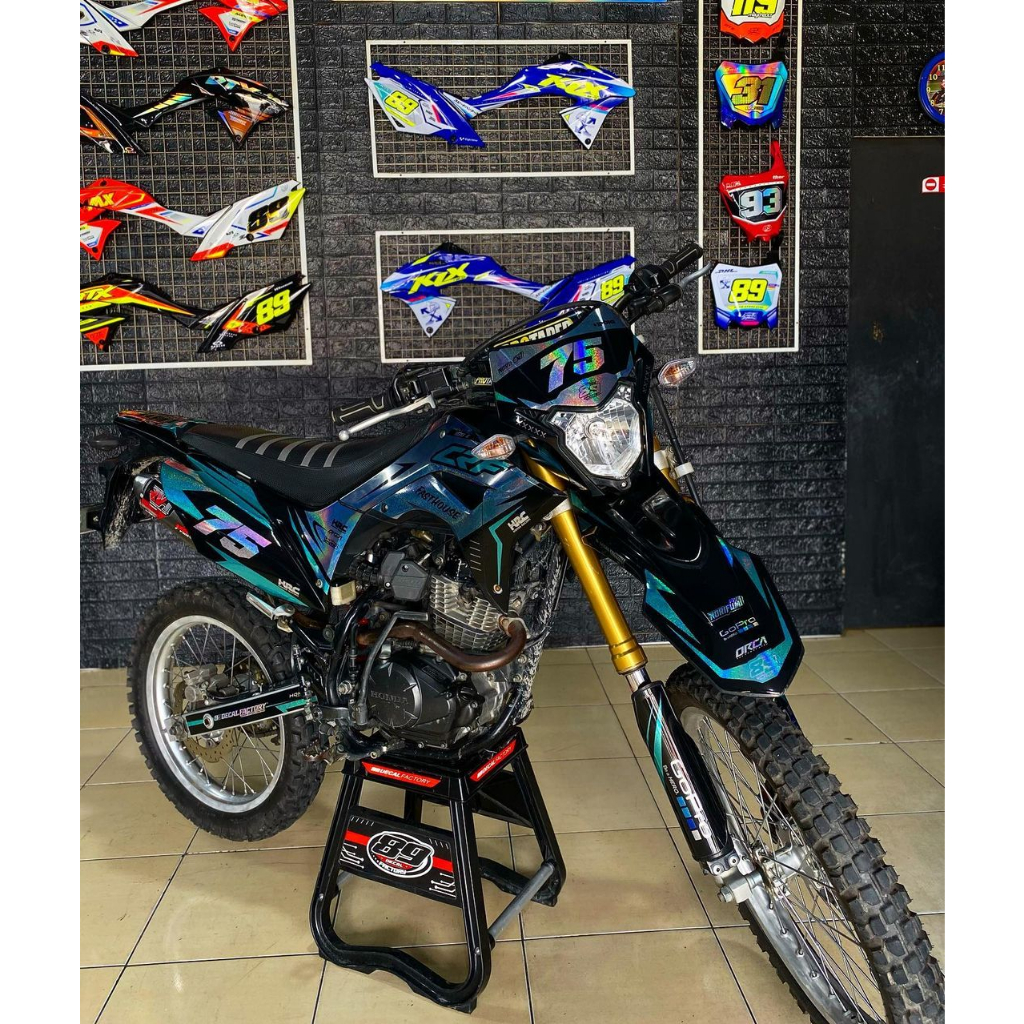 Jual Decal/Stiker WR155/Gordon/ D'Tracker /CRF /KLX BF full body dll ...